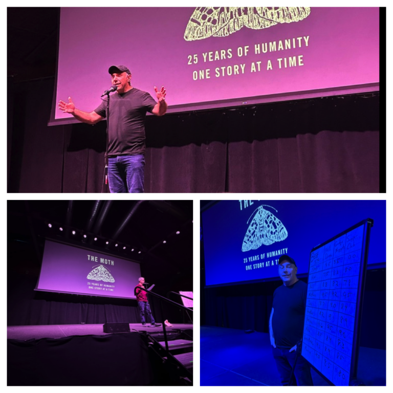 Nostalgia and an old friend at The Moth – Matthew Dicks